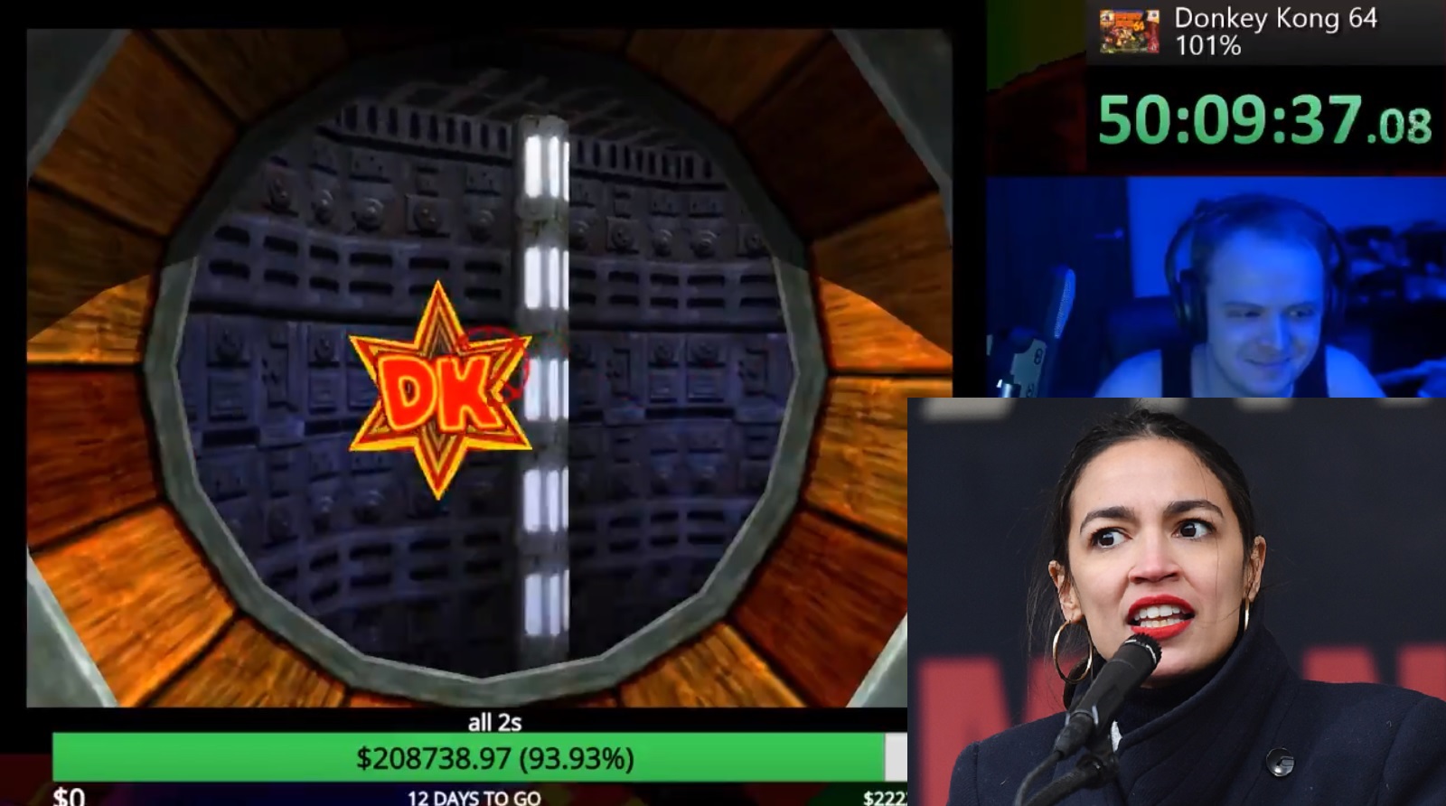 Alexandria Ocasio-Cortez turns up on Donkey Kong stream to back trans ...