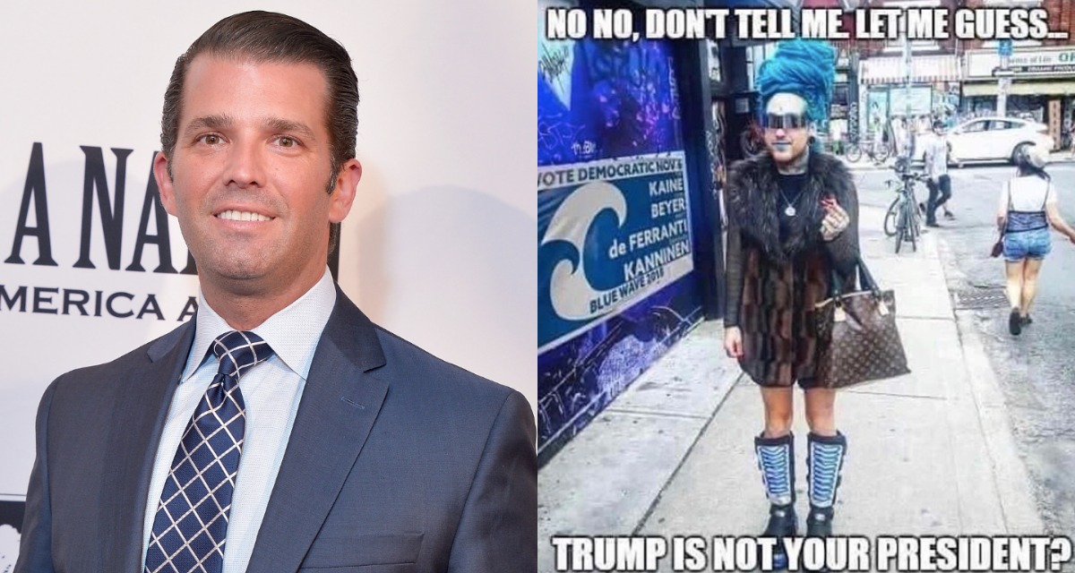 Donald Trump Jr. shares 'transphobic' meme on Instagram | PinkNews