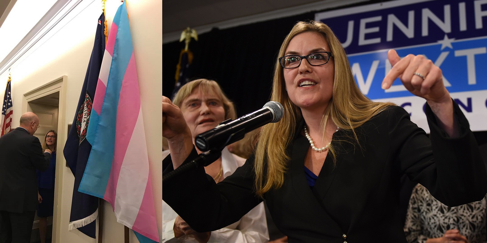 Why Jennifer Wexton Hangs The Transgender Pride Flag