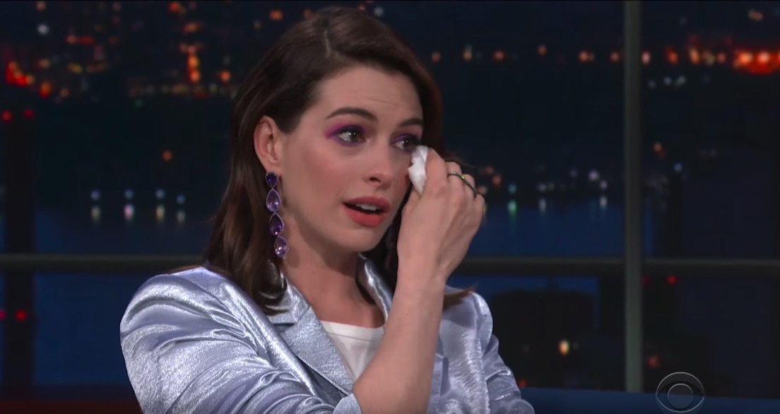 Anne Hathaway tears up after meeting RuPaul for the first time | PinkNews