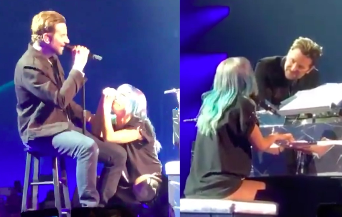 Lady Gaga and Bradley Cooper sing Shallow live for the first time ...