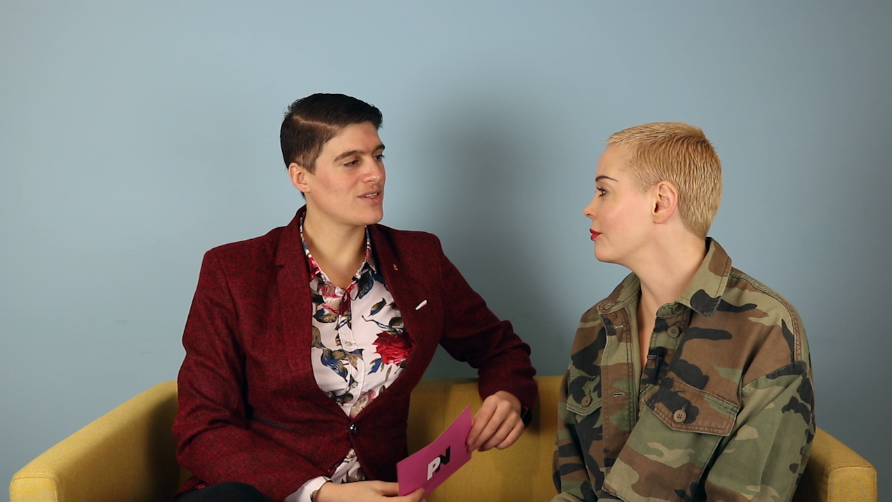 Rose McGowan and Rain Dove on their first date and falling in love ...