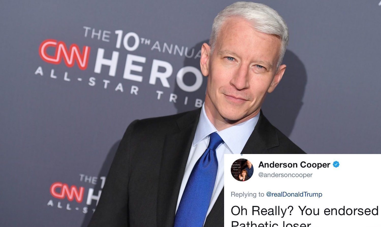 Anderson Cooper says his Twitter was hacked after tweet calls Trump ...