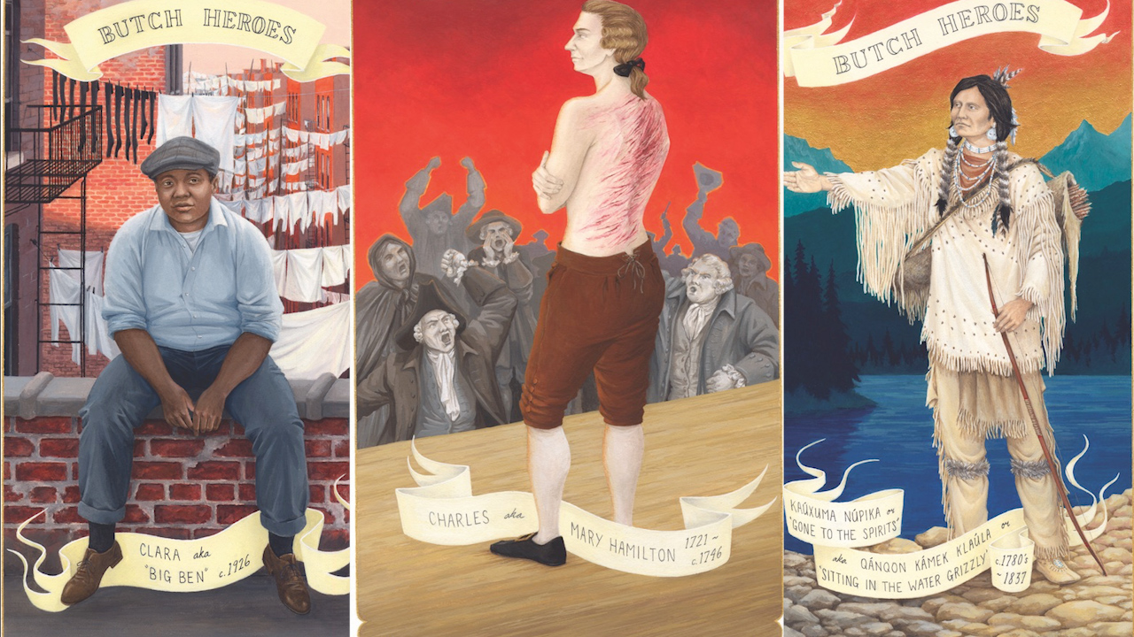 Butch Heroes illustrations show the power of butch in history | PinkNews