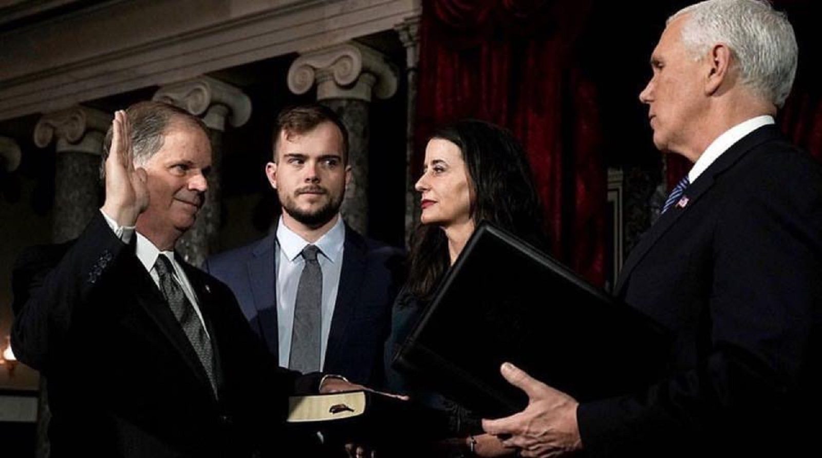 Vice President Mike Pence had to meet the gay son of Democrat Senator ...