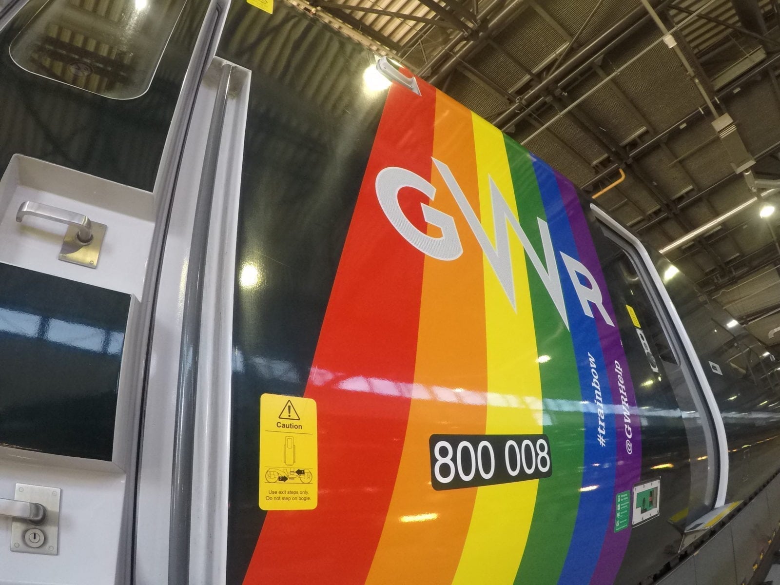 Full steam ahead: rainbow themed train unveiled to celebrate Pride 2018 ...