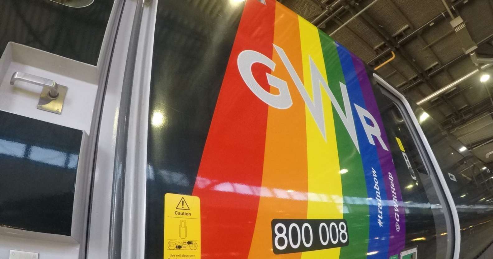 Full steam ahead: rainbow themed train unveiled to celebrate Pride 2018 ...
