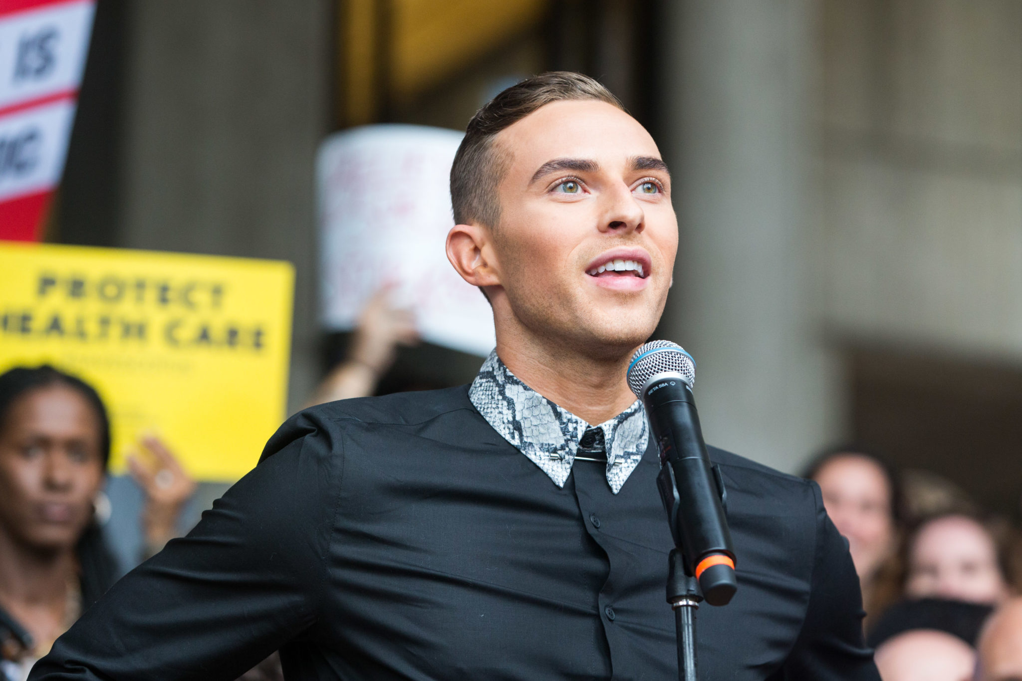 Gay Olympian Adam Rippon wants a Democratic 'Rainbow Wave' to sweep US ...