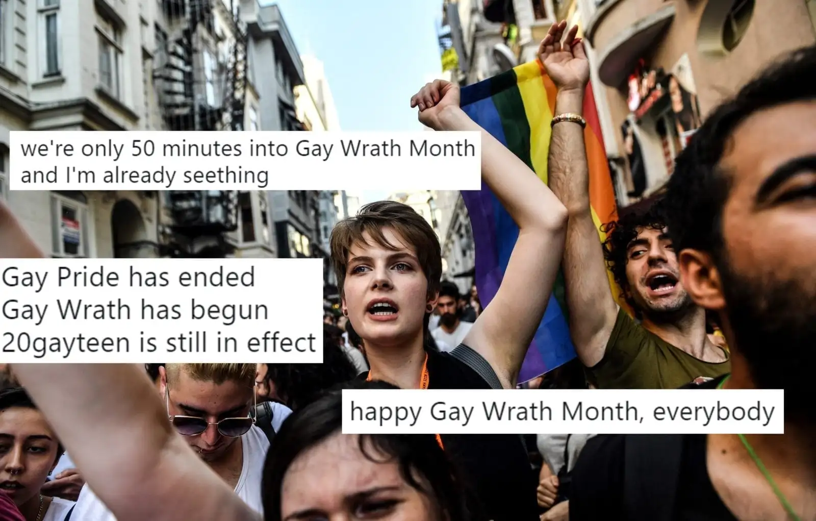 What comes after Pride Month? LGBT Wrath Month, according to this viral ...