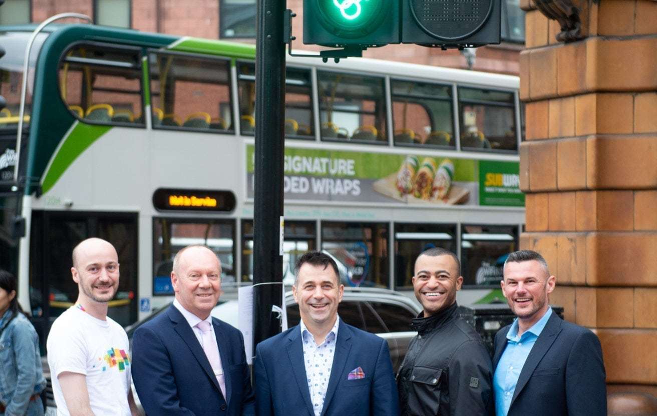 Manchester pedestrian crossings get LGBT makeover for Pride | PinkNews