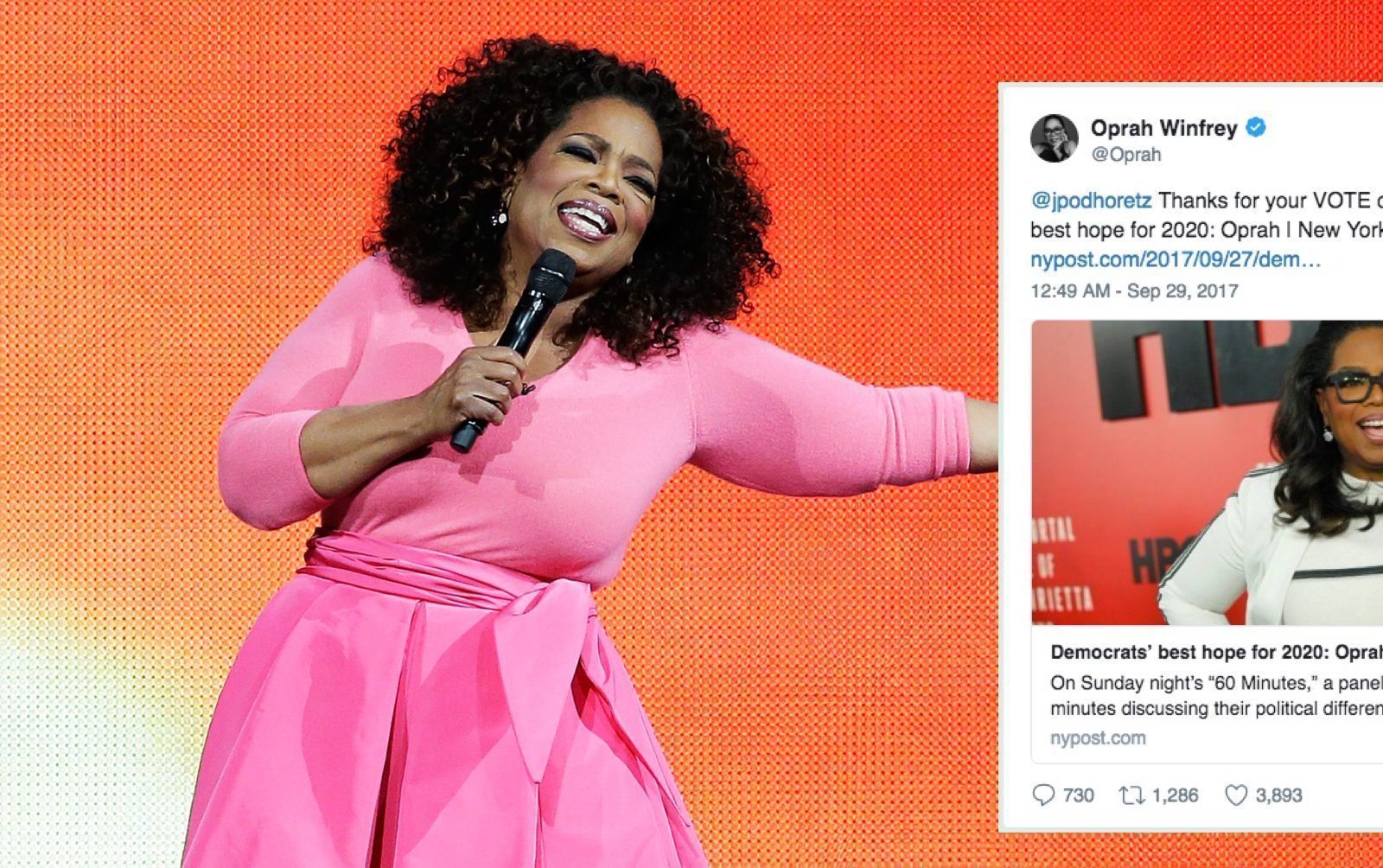 Oprah may have just hinted that she might run for President | PinkNews