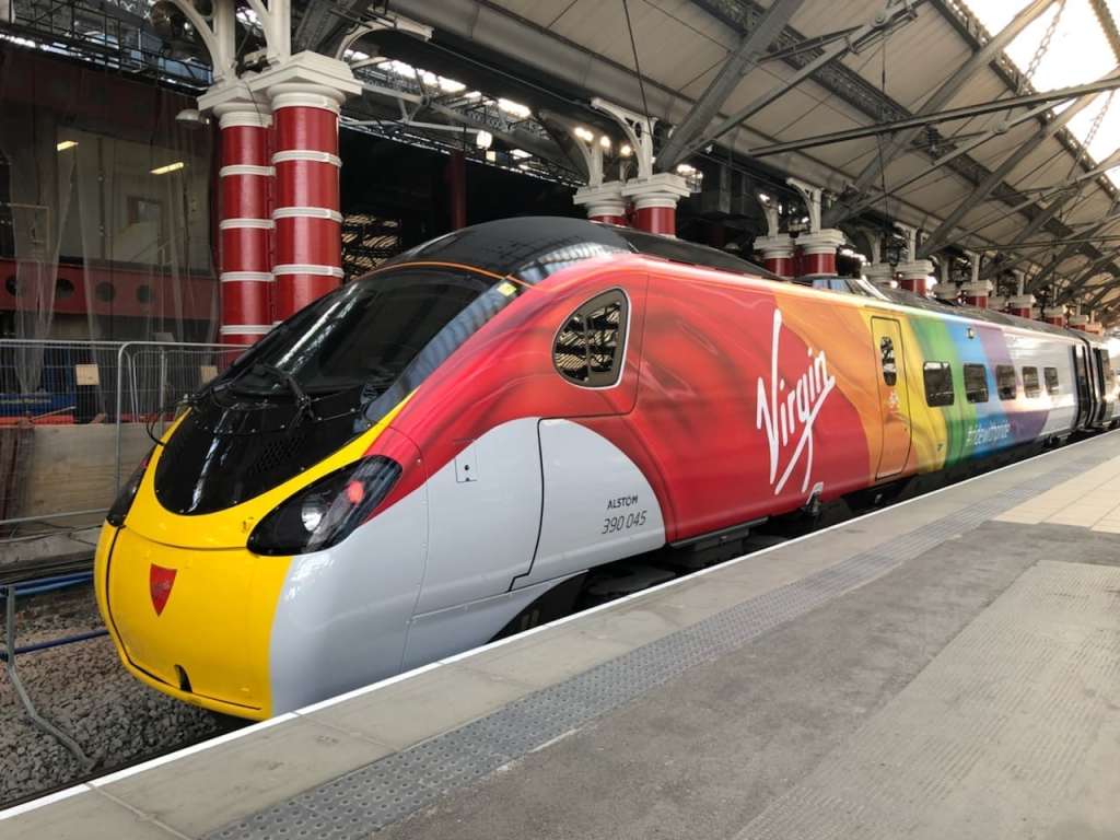 Full steam ahead: rainbow themed train unveiled to celebrate Pride 2018 ...