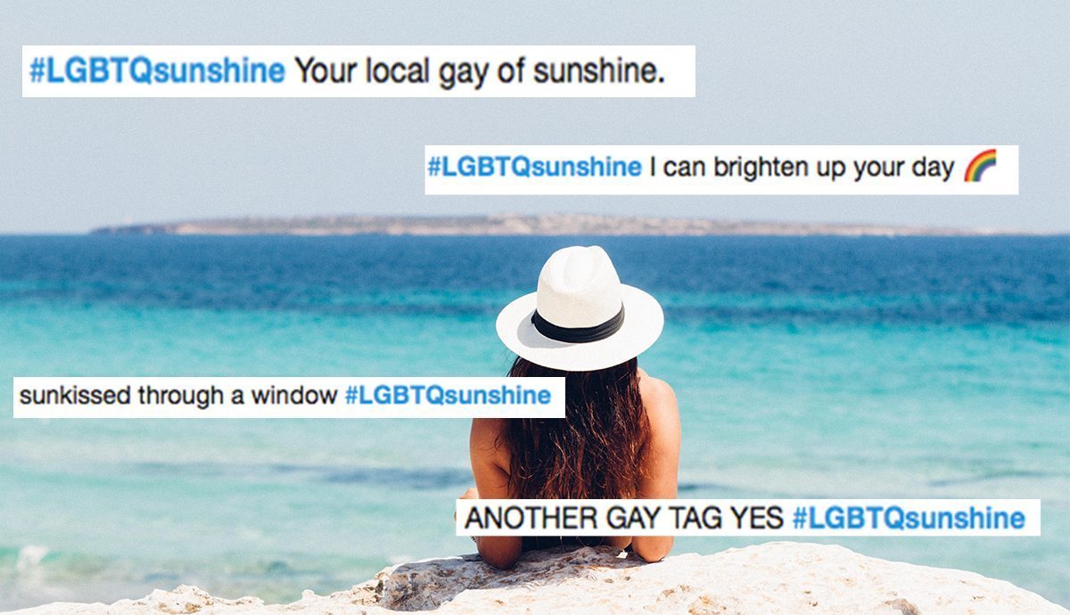 This viral hashtag shows how beautiful LGBT people are in the sunshine ...