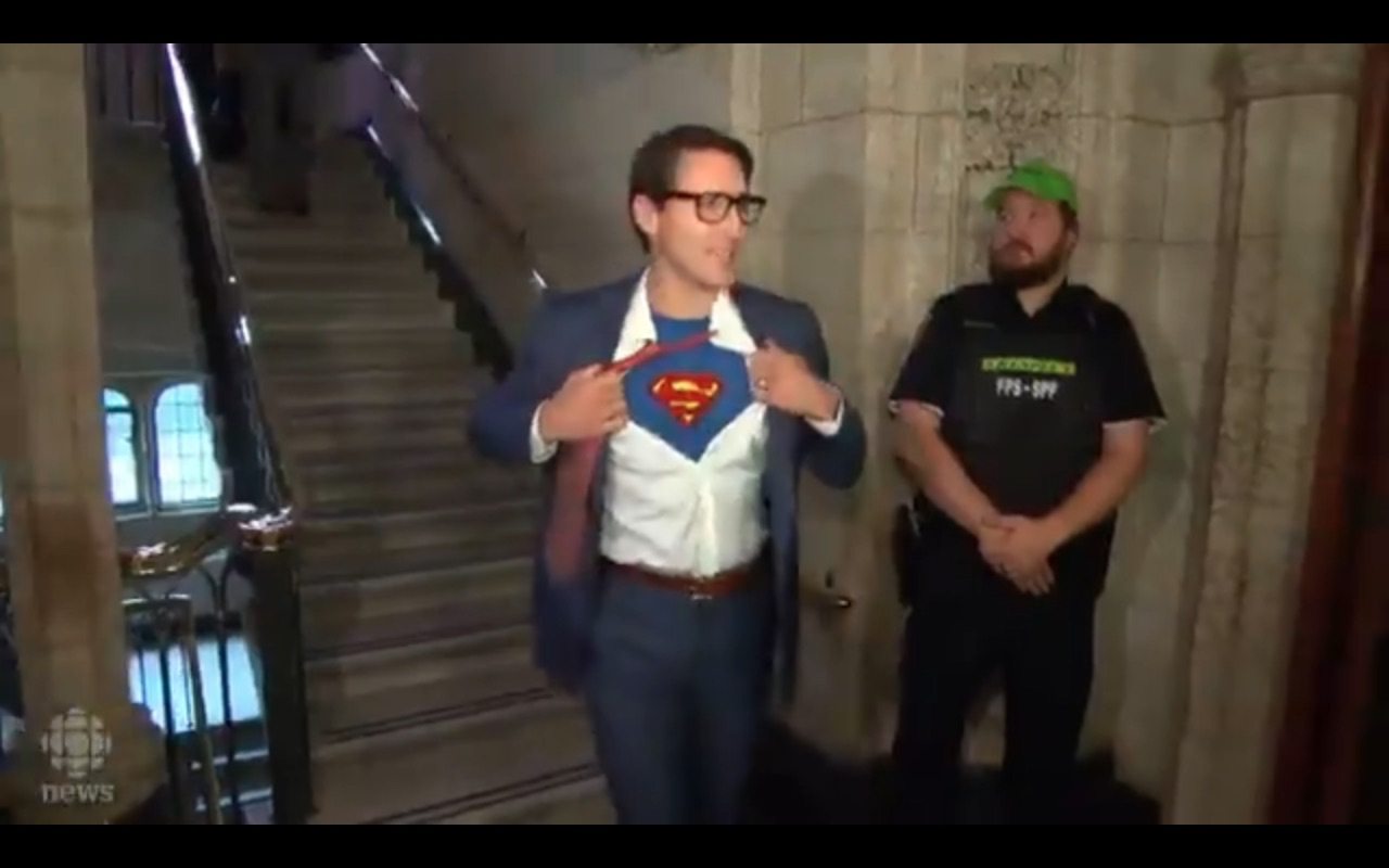 Justin Trudeau wore a Clark Kent costume to Parliament and it was epic ...