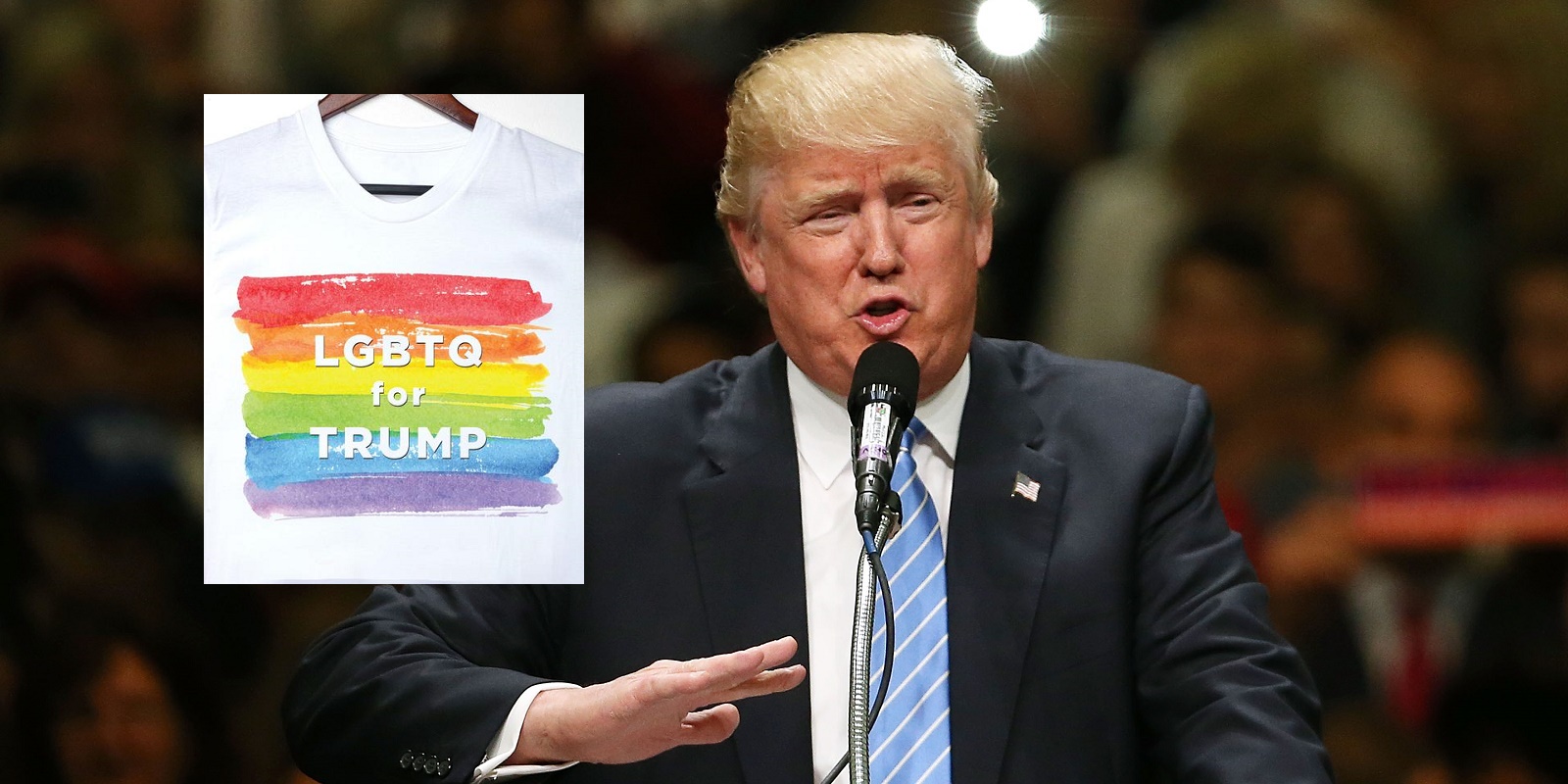 Donald Trump is selling $30 'LGBTQ' t-shirts despite his anti-LGBTQ ...