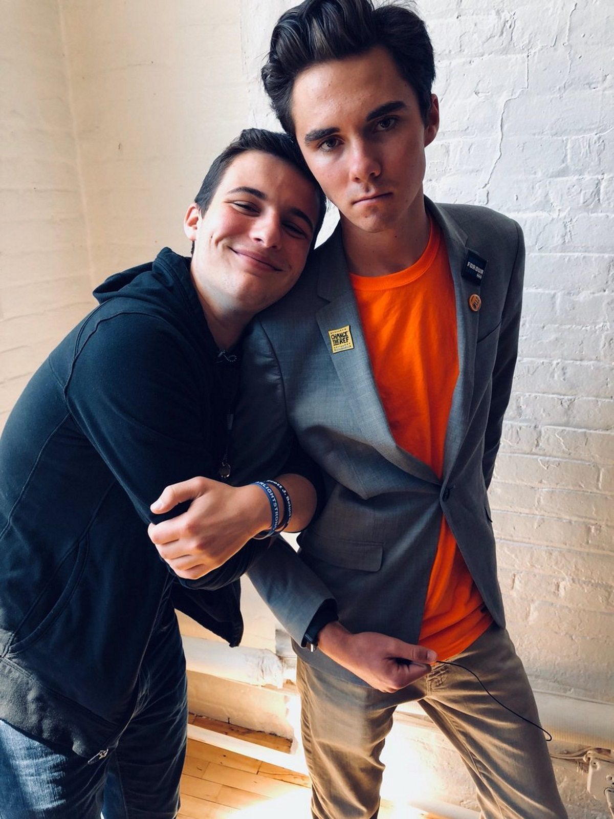Parkland survivors Cameron Kasky and David Hogg post prom pic