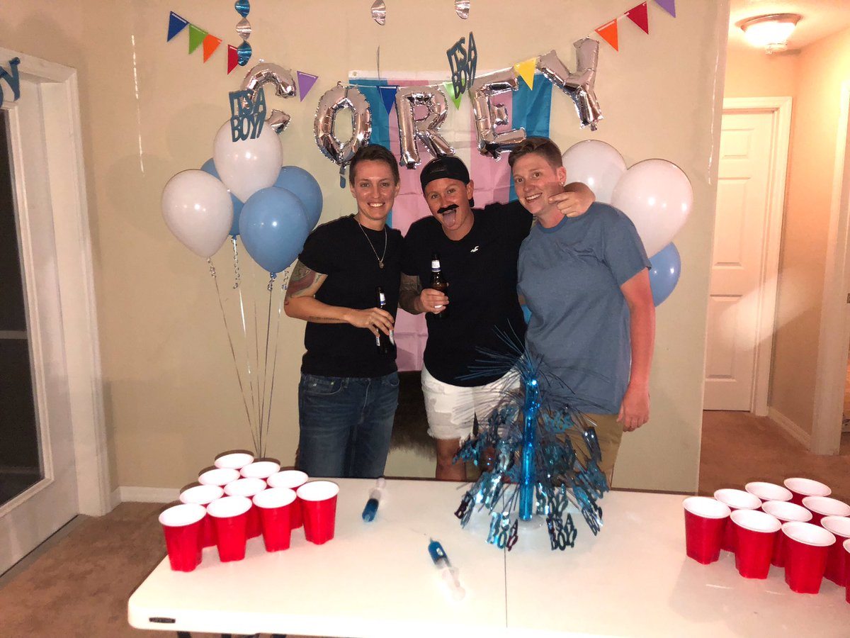 This transgender guy's friends threw him an incredible viral gender ...