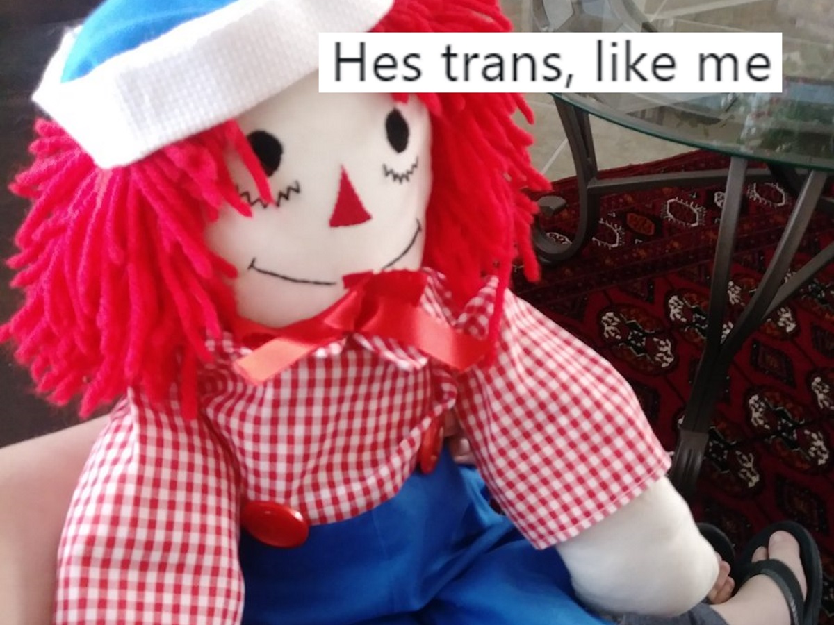 Grandma gifts trans Raggedy Ann doll and wins Christmas | PinkNews