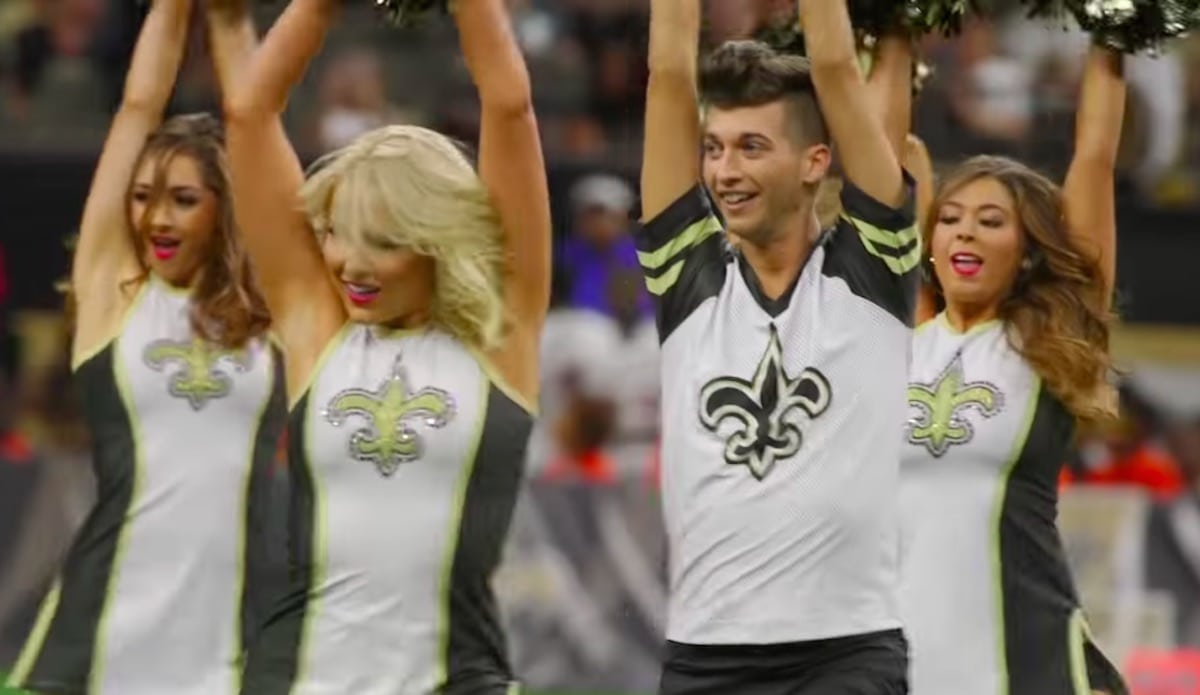 Watch the historic moment male cheerleader dances at NFL match | PinkNews