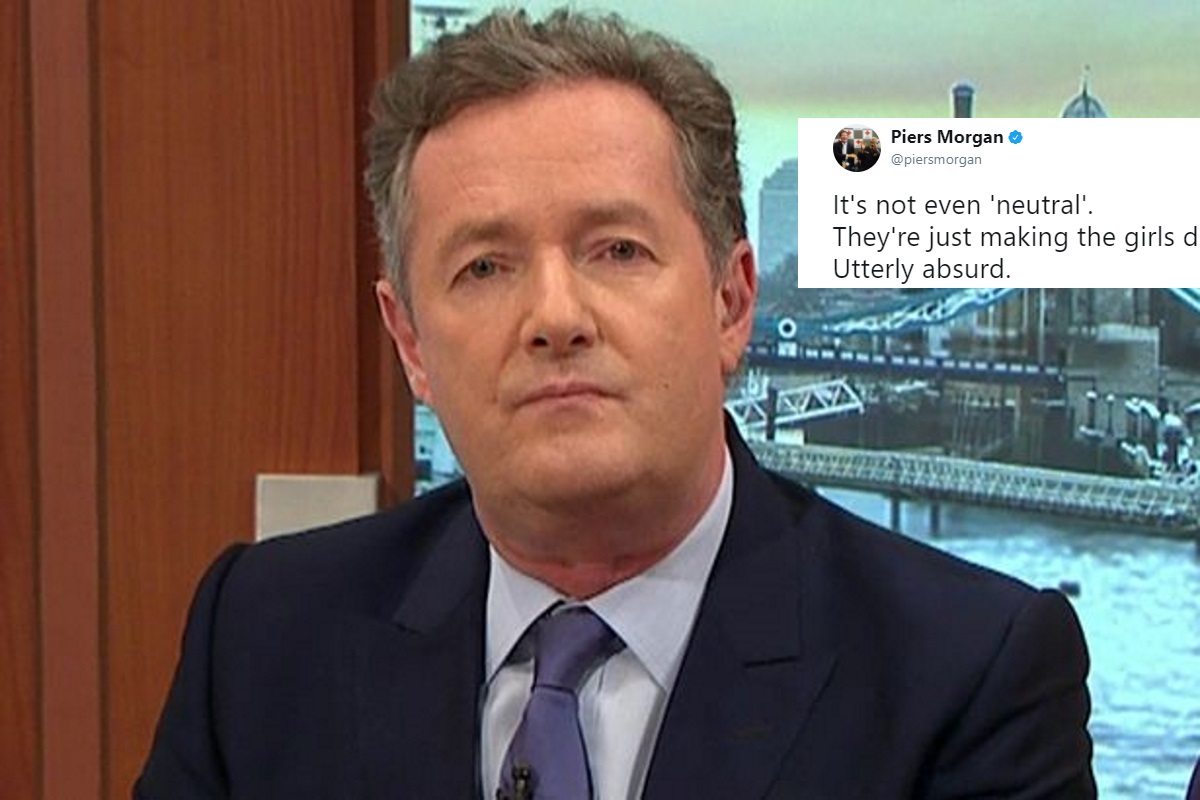 Piers Morgan just said trousers are only for boys | PinkNews