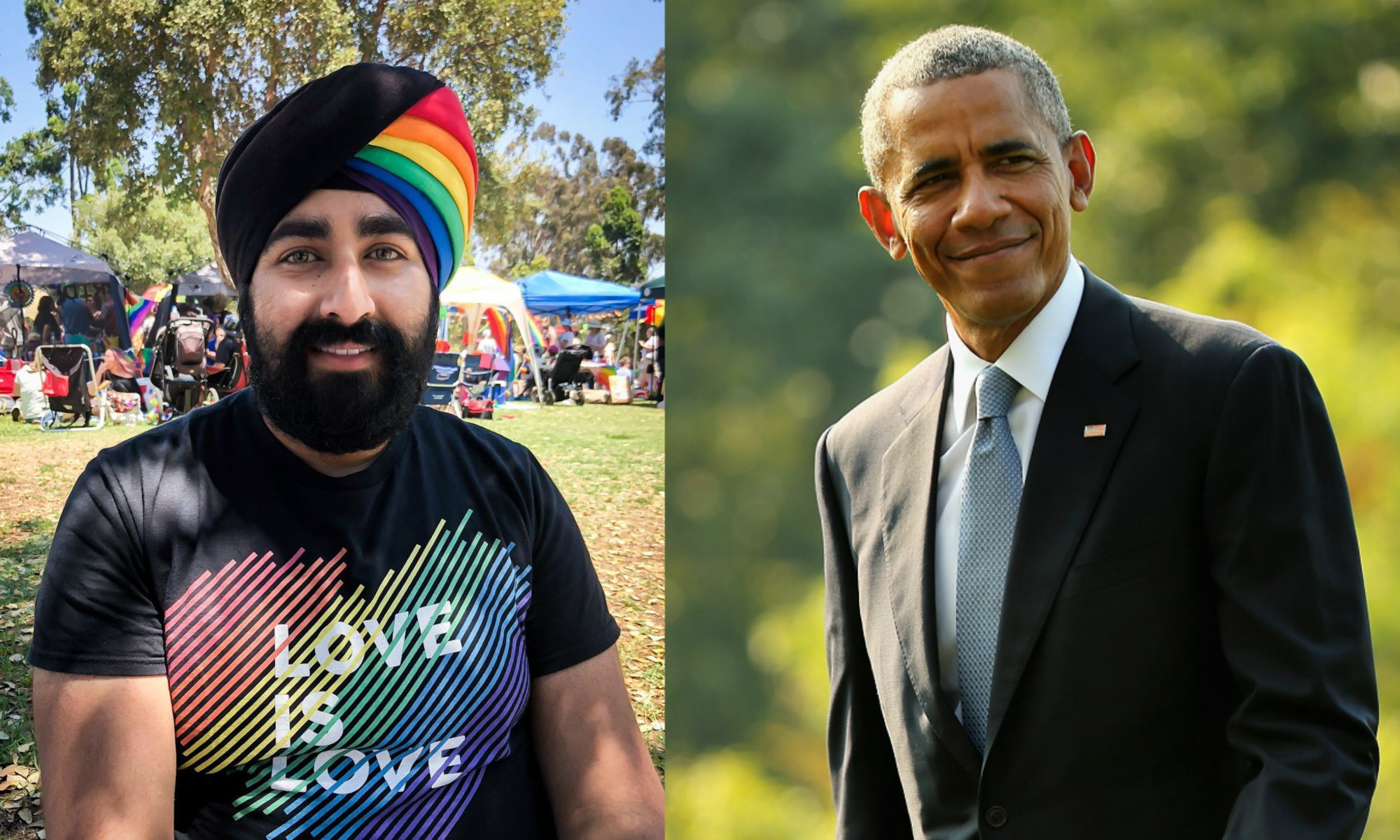 Barack Obama praises bisexual scientist's rainbow turban | PinkNews