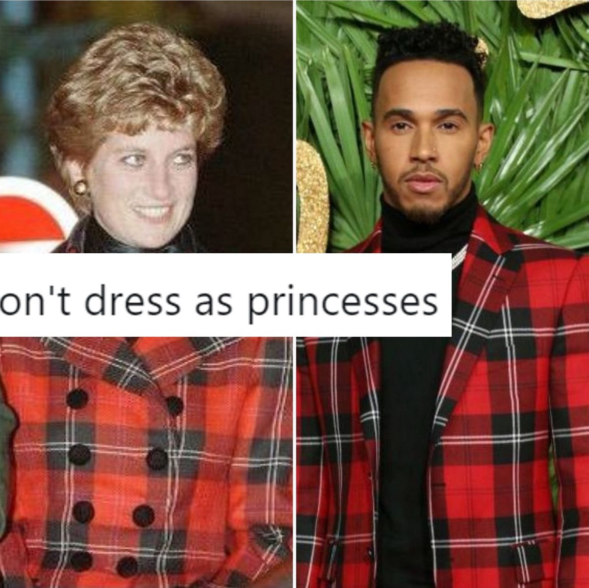 This hilarious meme of Lewis Hamilton and Princess Diana has gone viral ...