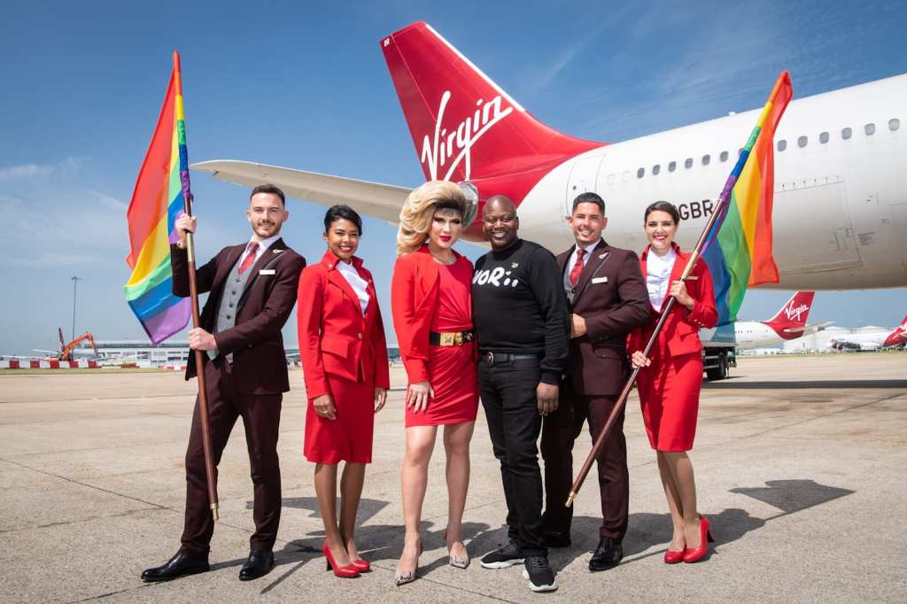 Virgin launches first fully LGBT-staffed flight in the world | PinkNews