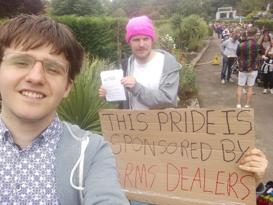 Pride in Surrey removes people protesting BAE Systems sponsorship ...
