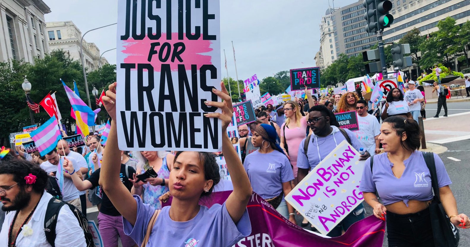 Trans people take to the streets for first-ever National Trans ...