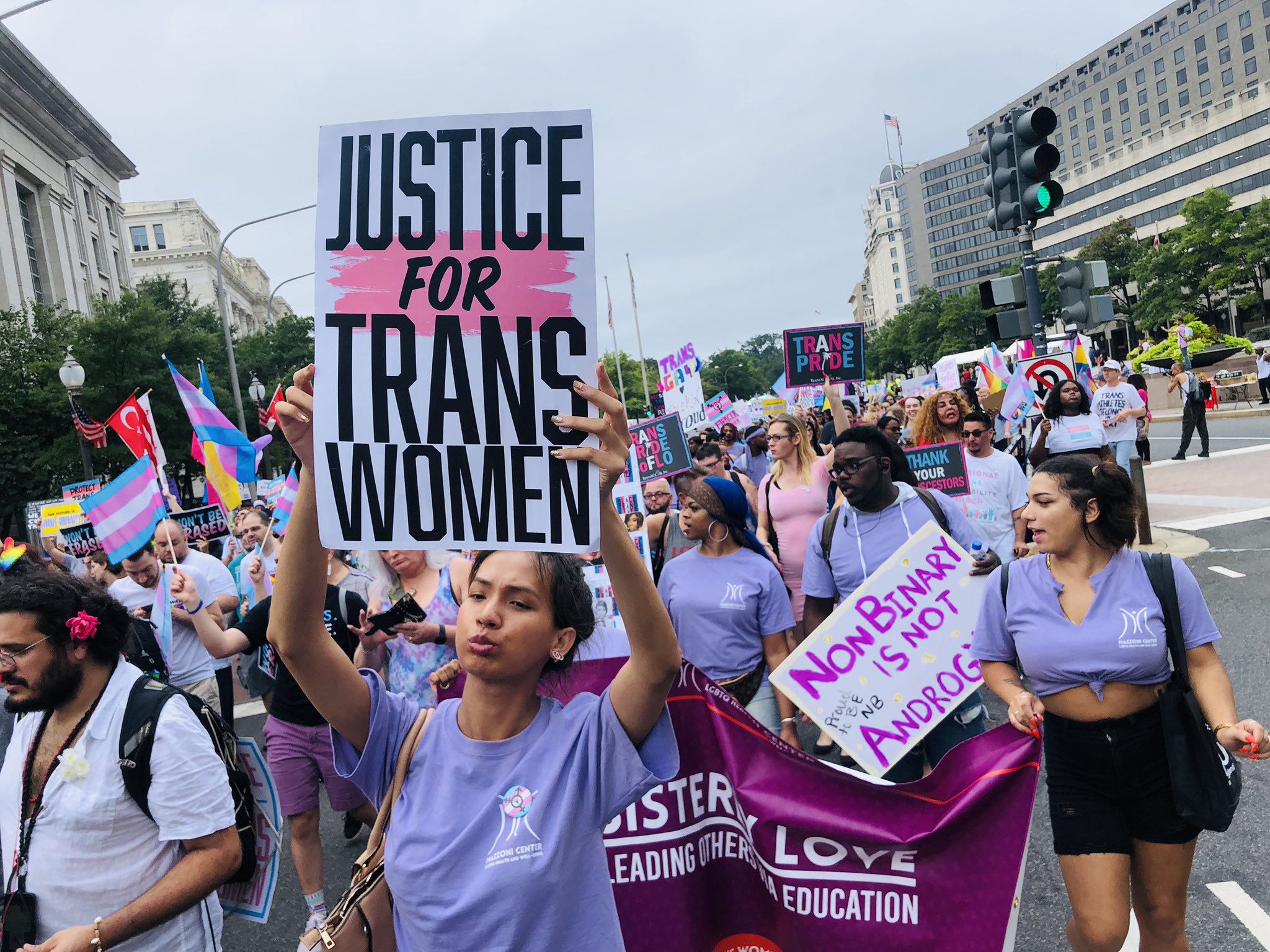 Trans people take to the streets for first-ever National Trans ...