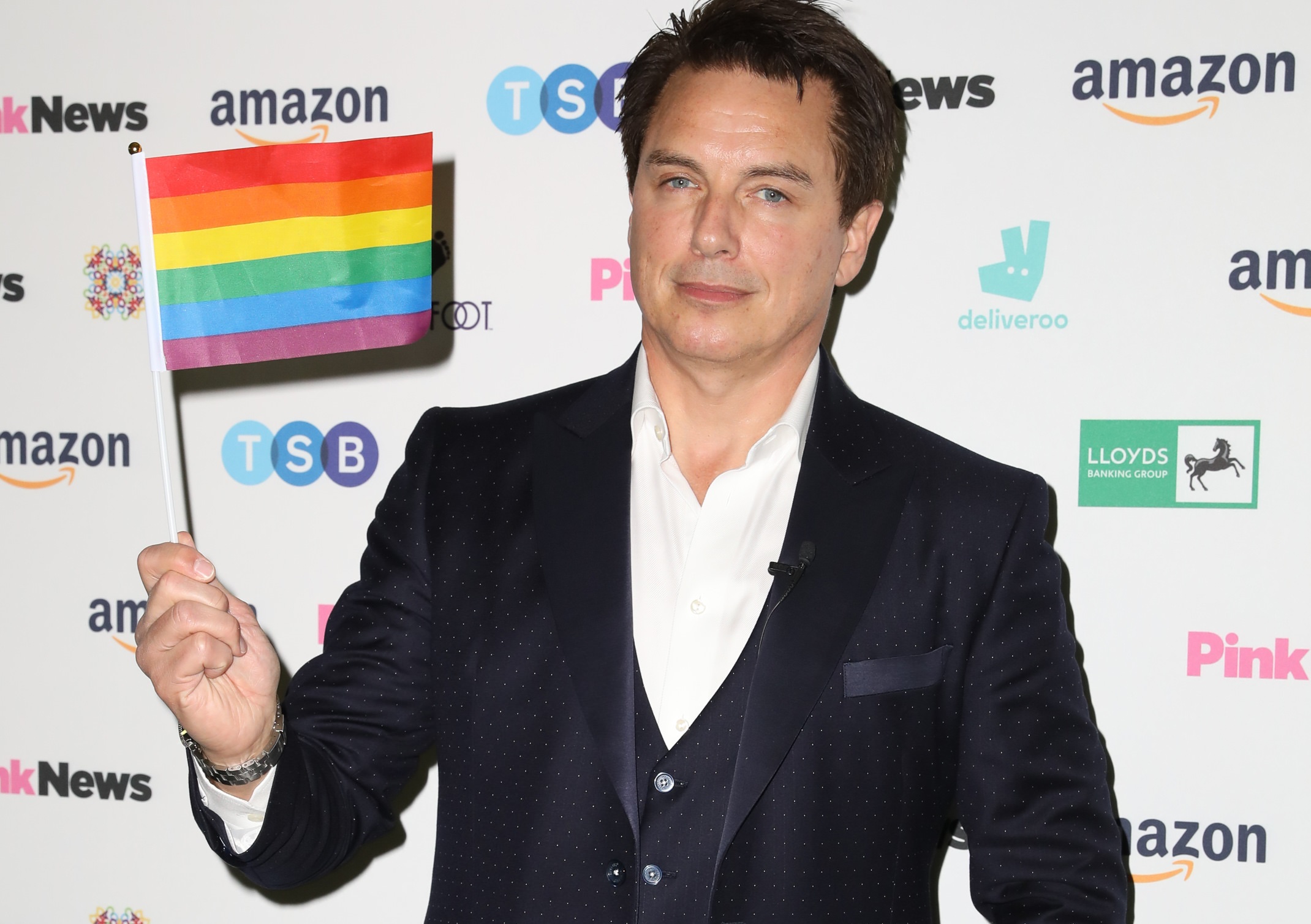 John Barrowman shows off new look at topless 50th birthday party | PinkNews