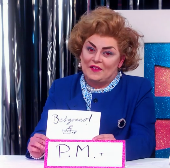 There's a drag queen at the first day of the Trump impeachment hearing