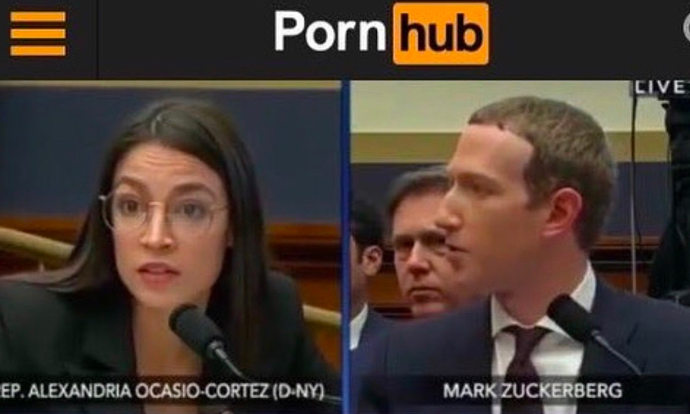 Alexandria Ocasio-Cortez: Takedown of Mark Zuckerberg is on PornHub