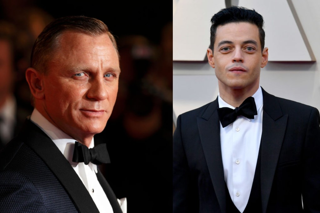 Daniel Craig and Rami Malek kissed on set of new James Bond movie