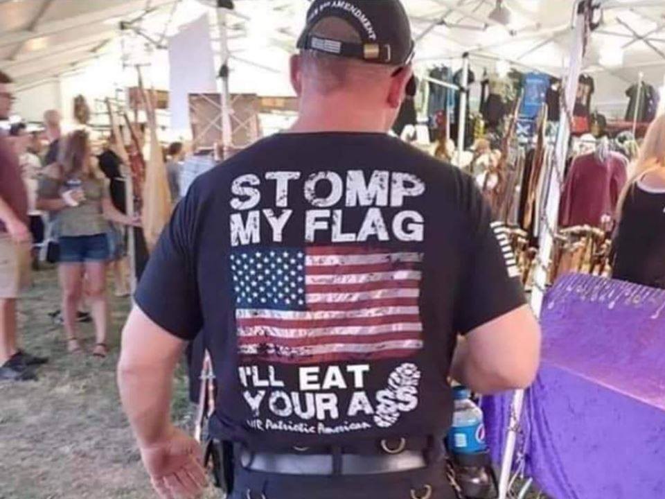 Photoshop made this American nationalist's offensive t-shirt much better