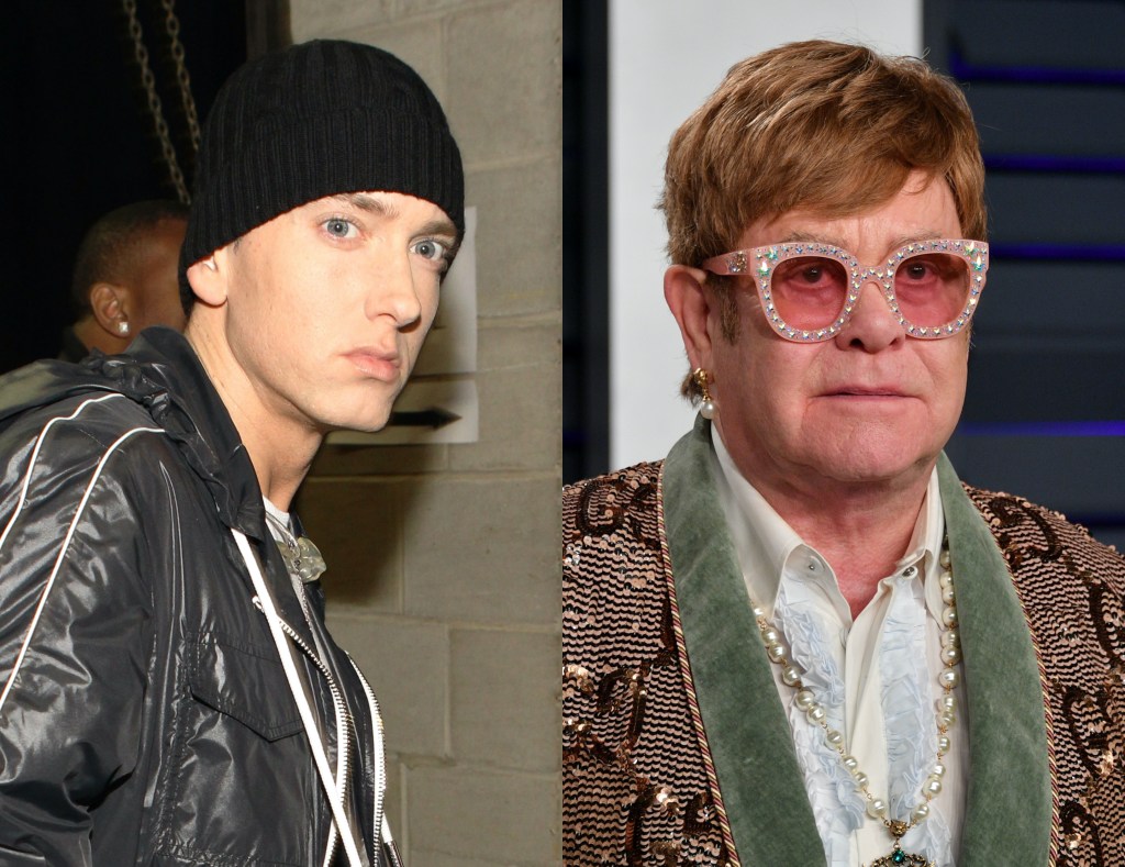 Eminem: Elton John helped save rapper from a near-fatal drug overdose