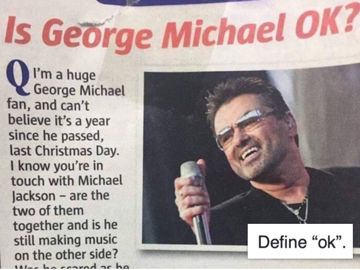 George Michael is making music with Michael Jackson, says TV psychic