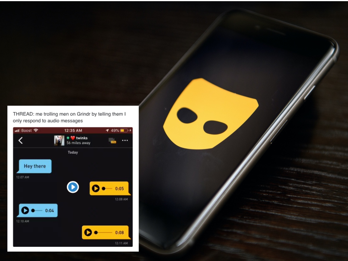 Trans woman trolls Grindr guys and has officially won the internet