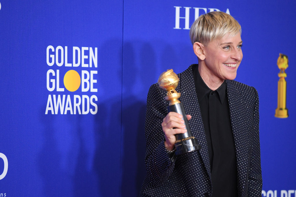 Ellen DeGeneres honours 'power of television' in Golden Globes speech
