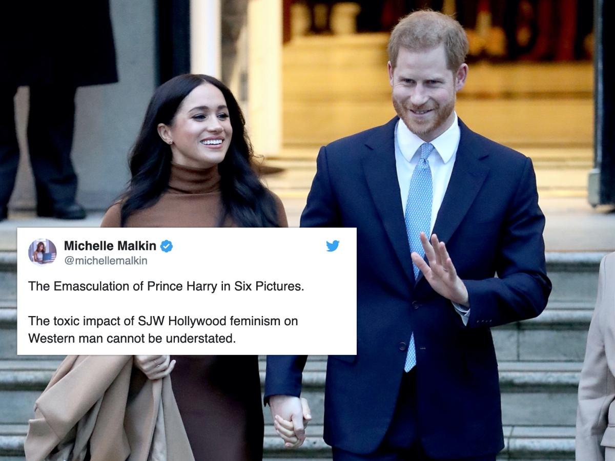 Harry and Meghan add 'having a wife' to things homophobes find 'gay'