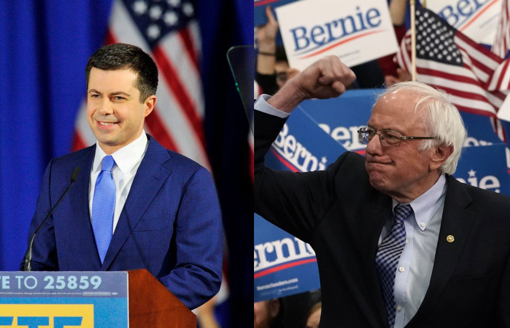 Bernie Sanders tops Pete Buttigieg in crucial New Hampshire primary ...