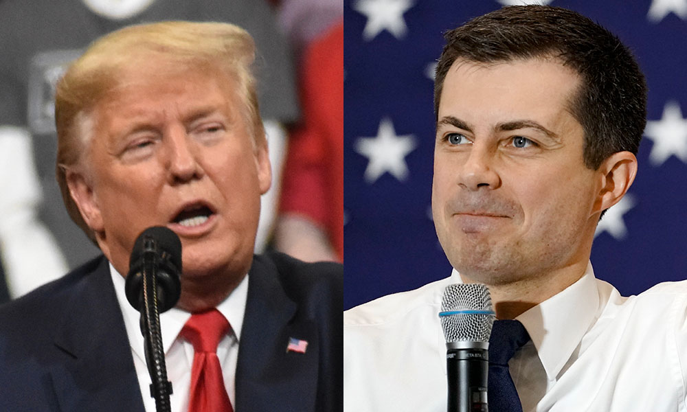 Pete Buttigieg hits back at 'despicable' Trump's plane crash dig