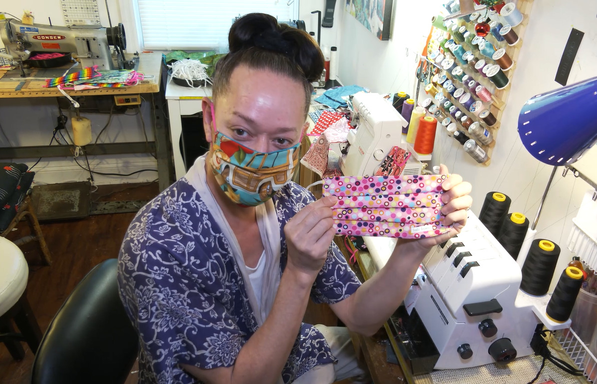 Coronavirus: Drag queens make face masks to protect healthcare workers