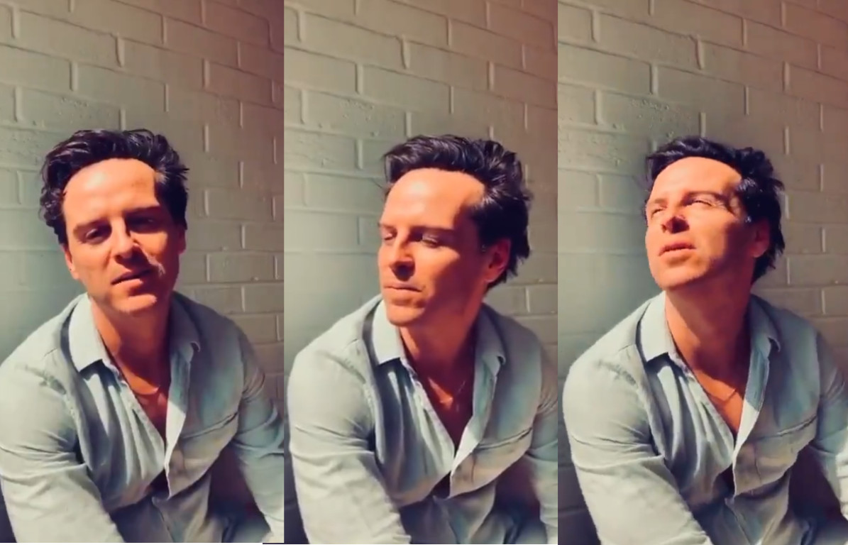 Andrew Scott reads soothing poem 'Everything Is Going To Be Alright'