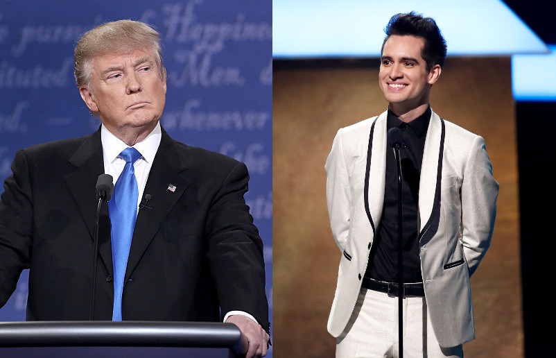 Brendon Urie demands Trump stop playing Panic! at the Disco at his rallies