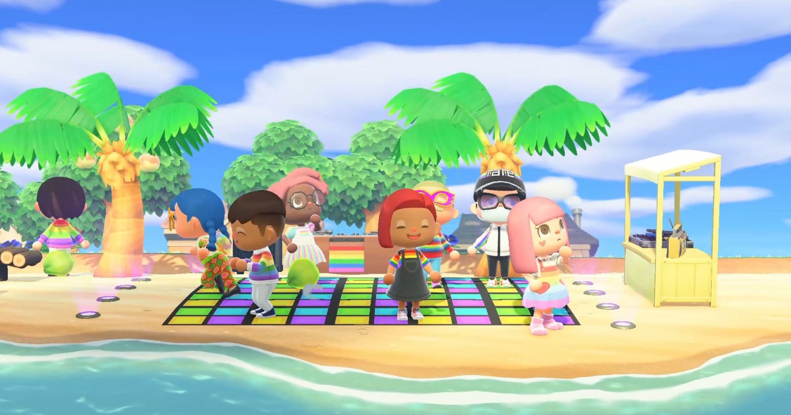 Pride island with queer club and rainbow march coming to Animal Crossing