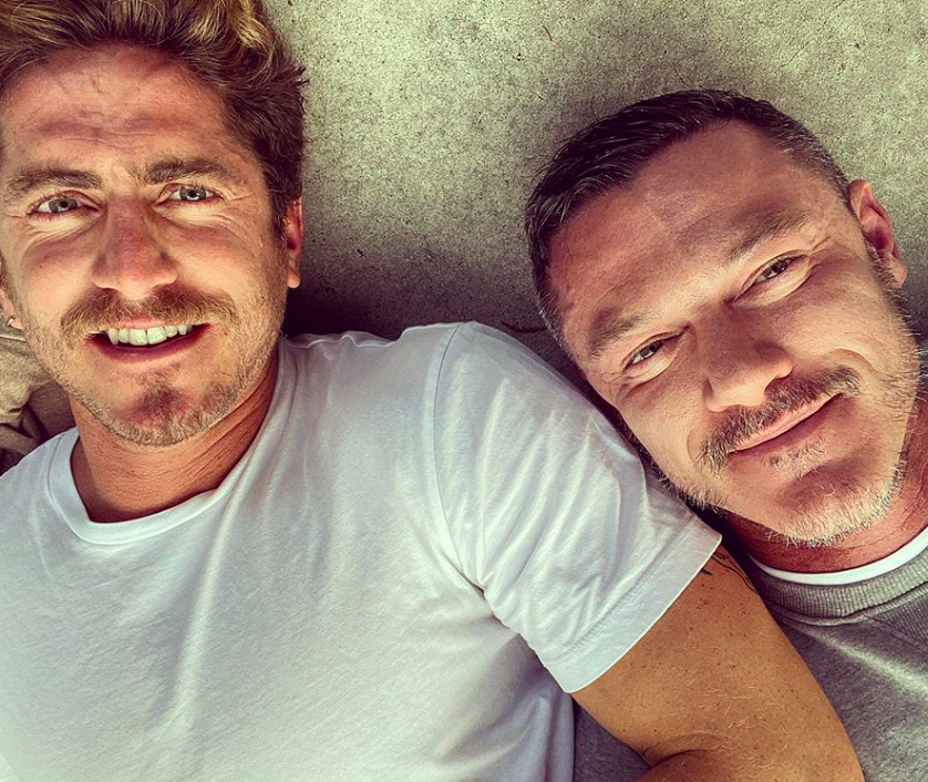 Luke Evans and boyfriend share rare look at their relationship