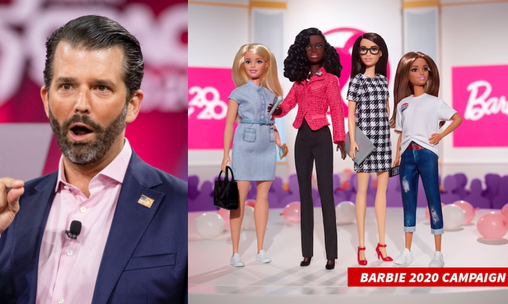 Donald Trump Jr accuses Barbie of voter fraud in bizarre Twitter return