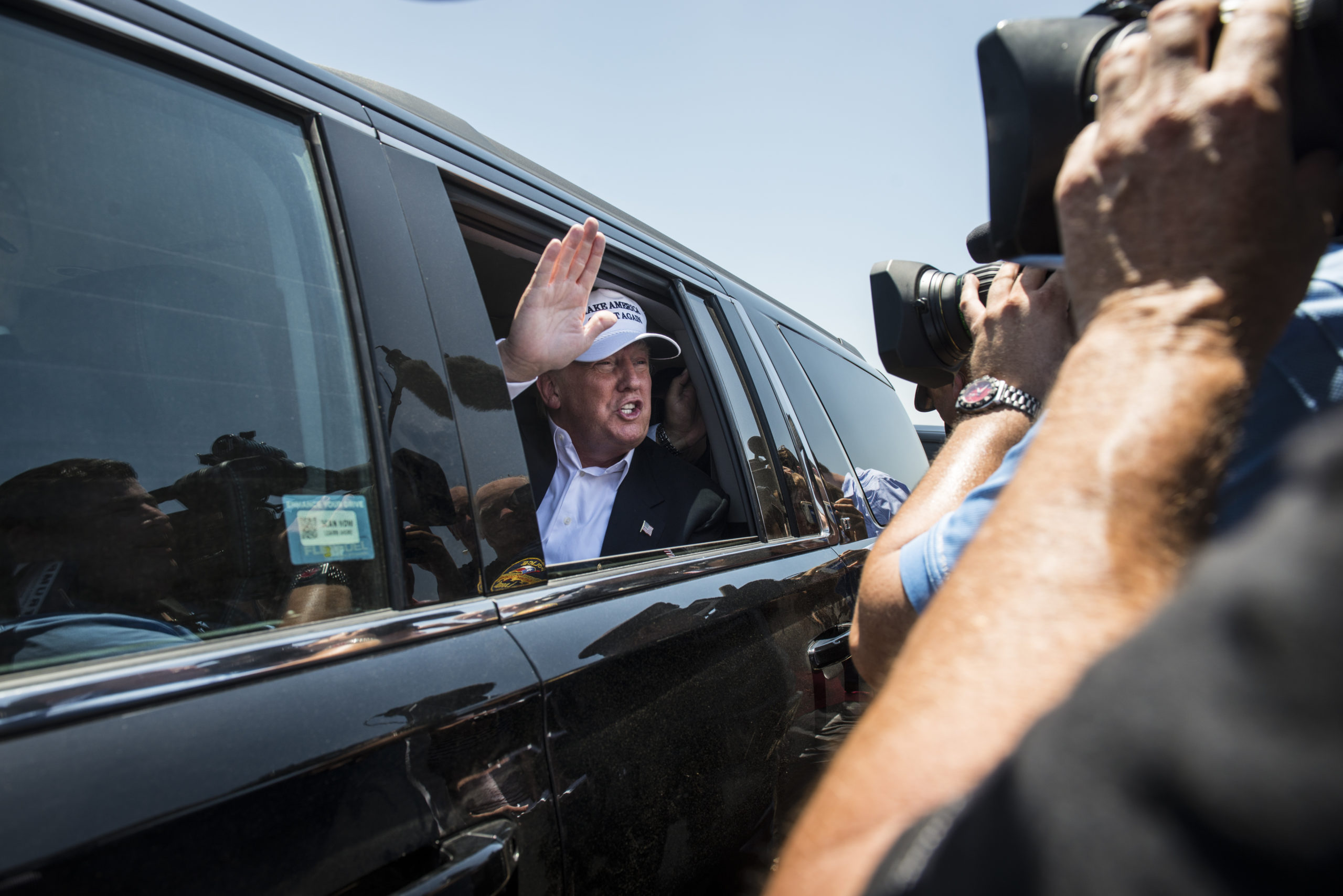 Donald Trump wants to swap presidential tyres after Goodyear MAGA 'ban'