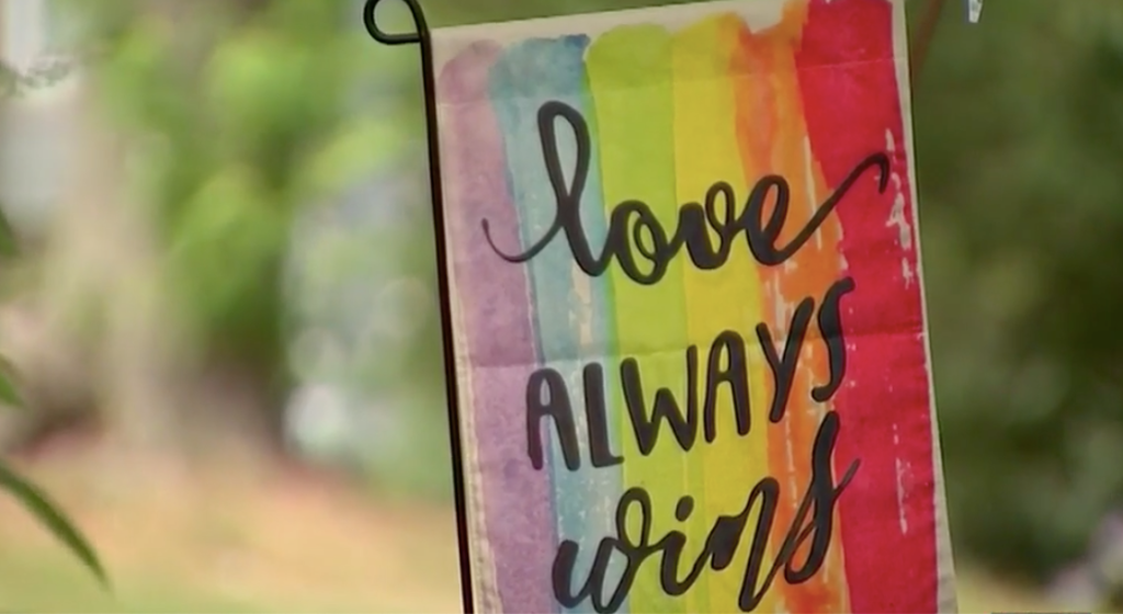 NYC police on the hunt for man who defecated on two Pride Flags